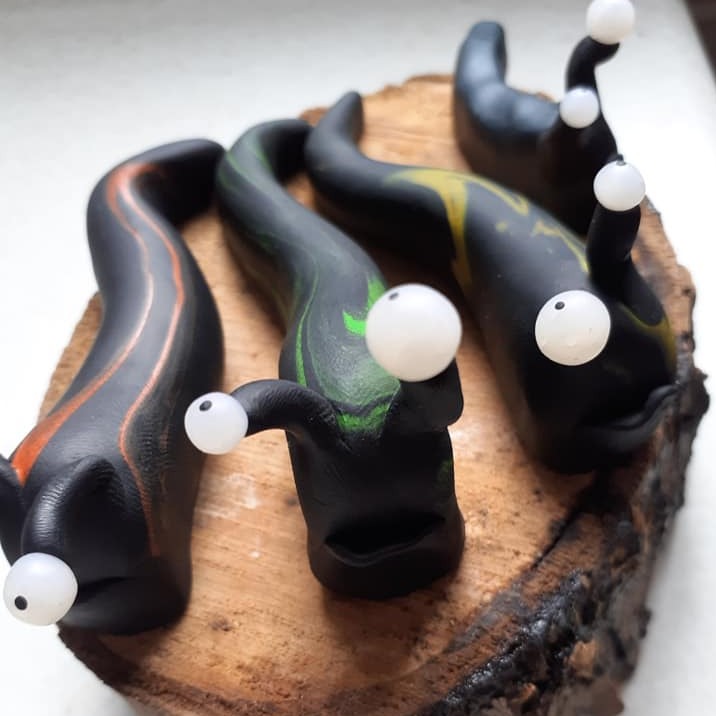 Doug Slug - Polymer Clay Figure - Slug - York Stone Buddies – Our ...