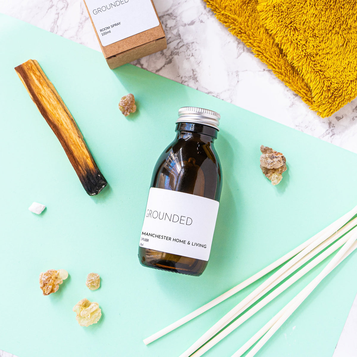 Reed Diffuser - Grounded (Frankincense and Myrrh) - Manchester Home an ...